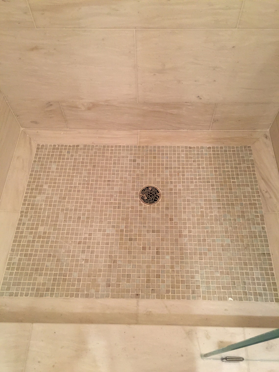 3.25 Round Shower Drain Designer Drains Turtle Drain | Etsy