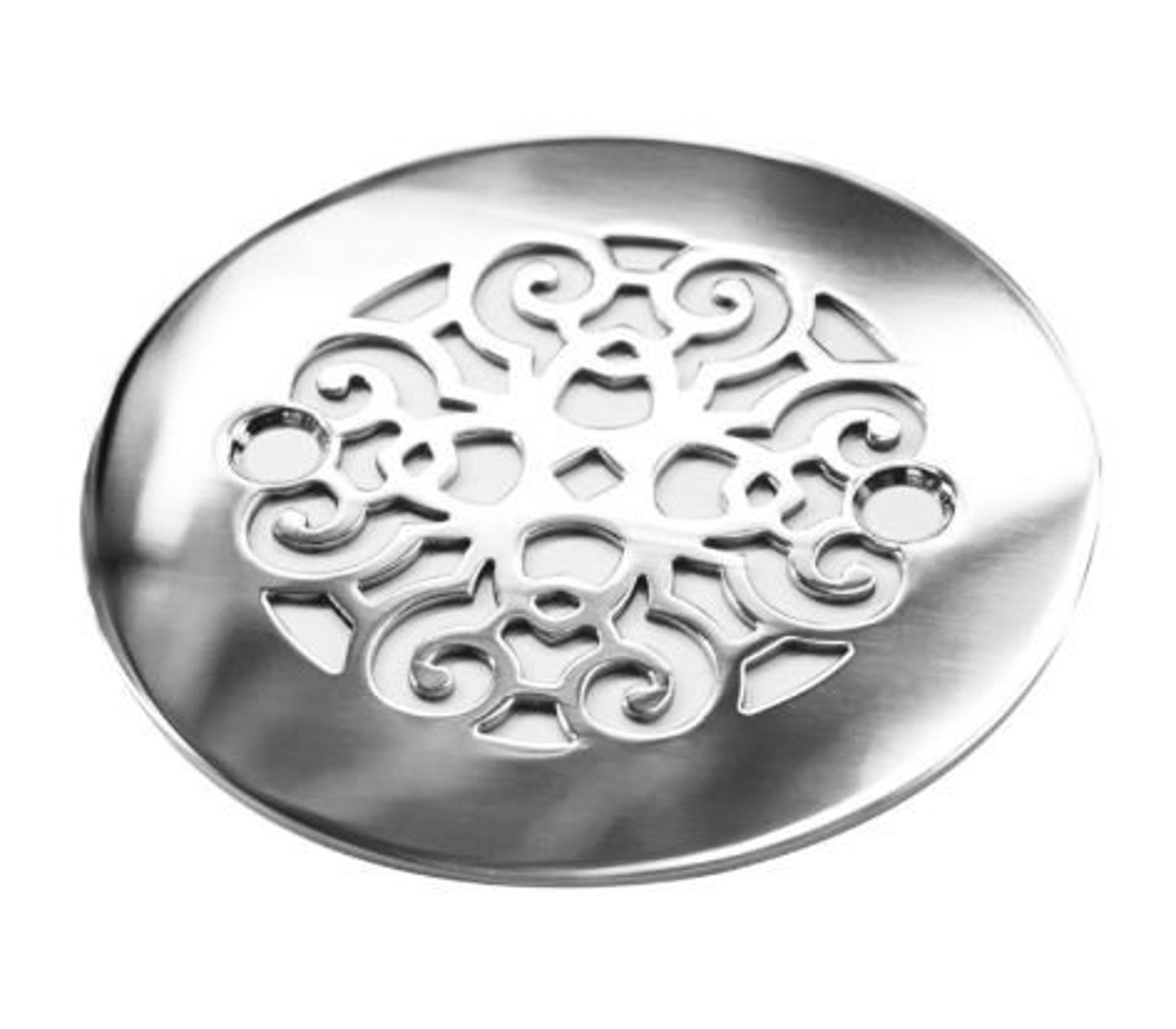 4.25 Inch Shower Drain - Classic Scrolls No. 4 by Designer Drains - Etsy