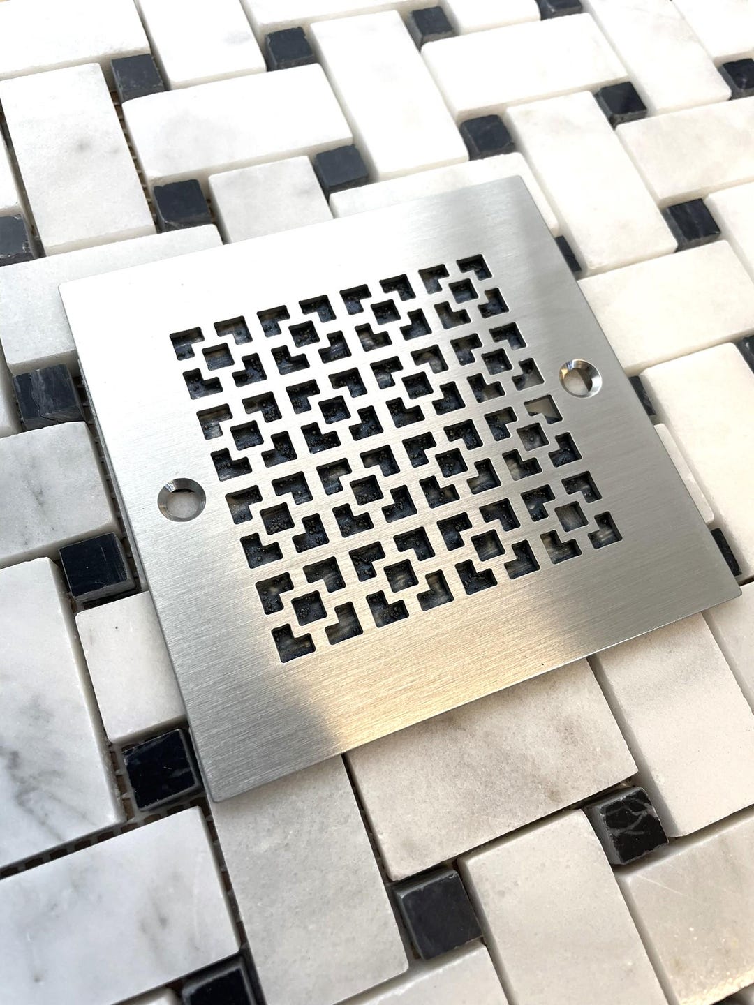 Square Shower Drain Cover by Designer Drains - Etsy