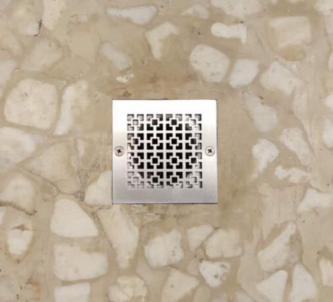 Square Shower Drain Cover by Designer Drains - Etsy