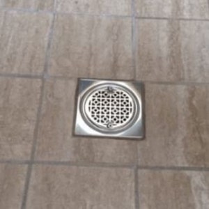 Shower Drain Cover, 3.25" Round, Geometric Squares No. 1 Design by ...