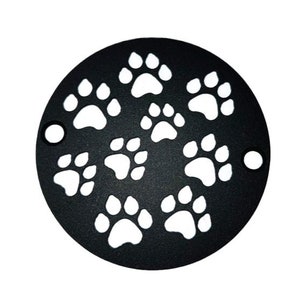 3.25 Inch Round Shower Drain Cover, Dog Paws Design - Etsy