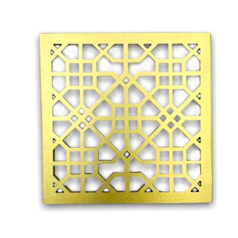 Square Shower Drain Cover - Moresque No. 1 by Designer Drains ...