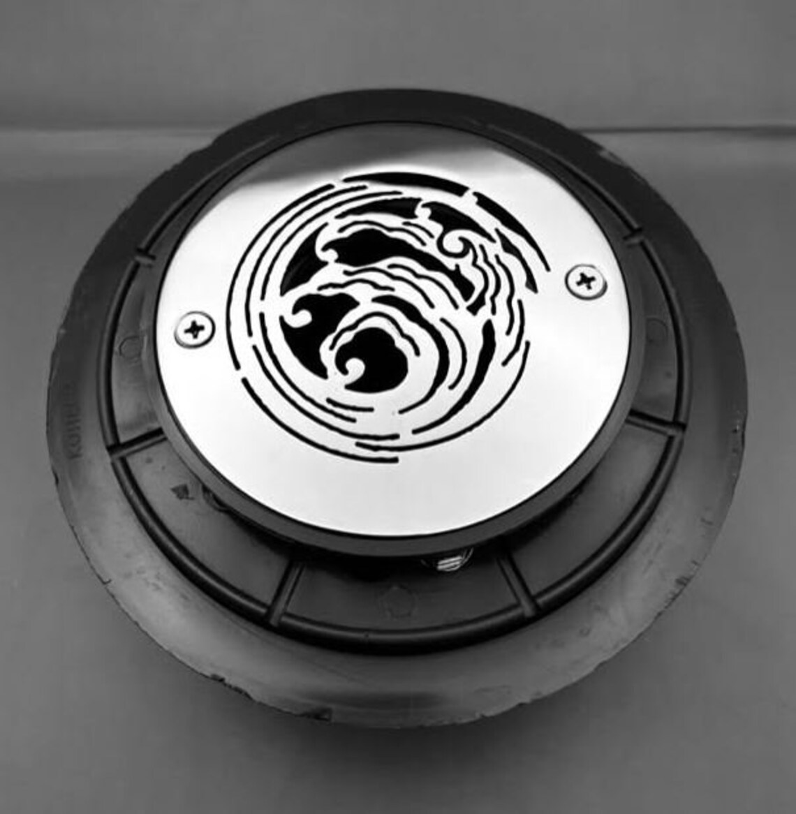 Shower Drain Cover 4 Inch Round Elements Nami Design by - Etsy