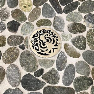 3.25 Round Shower Drain Cover, Octopus Design - Etsy