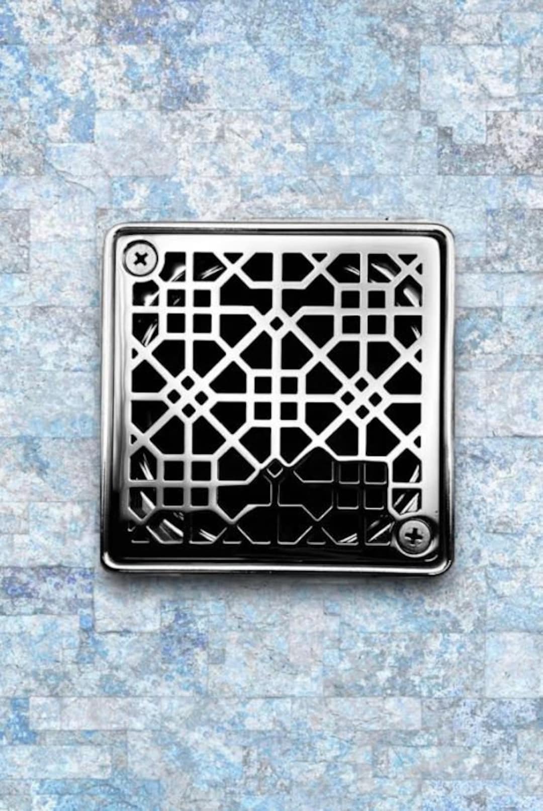 Shower Drain Cover Moresque No. 1 Design Decorative Square Drain Made ...