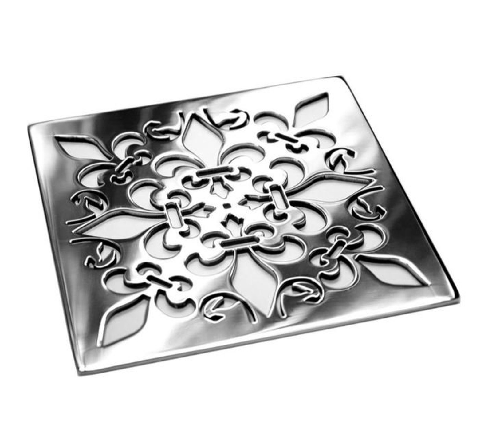 Square Shower Drain Grate | 5 Inch Replacement for Cal Faucets | Mon ...