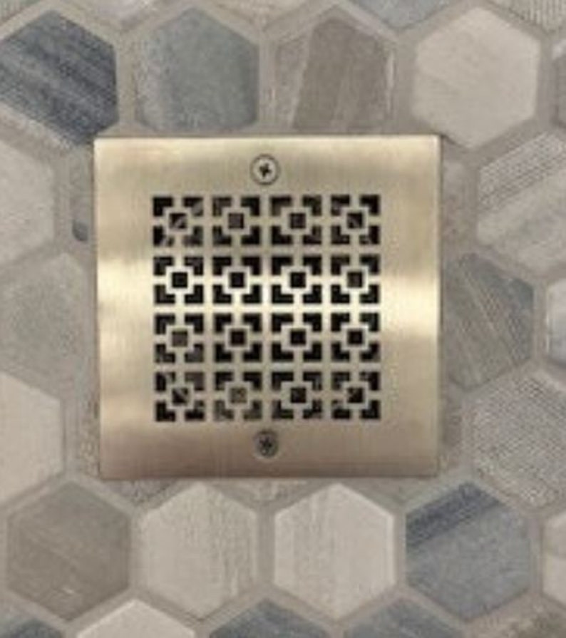 Square Shower Drain Cover by Designer Drains - Etsy
