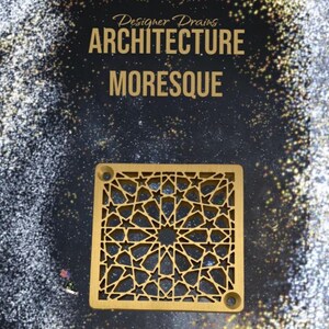 Shower Drain, Moresque Design by Designer Drains, Replacement for ...