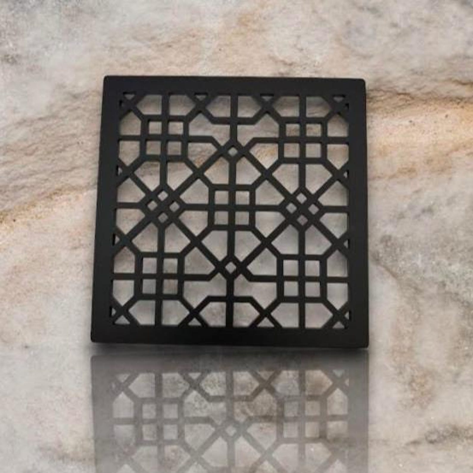 Square Shower Drain Cover - Moresque No. 1 by Designer Drains ...