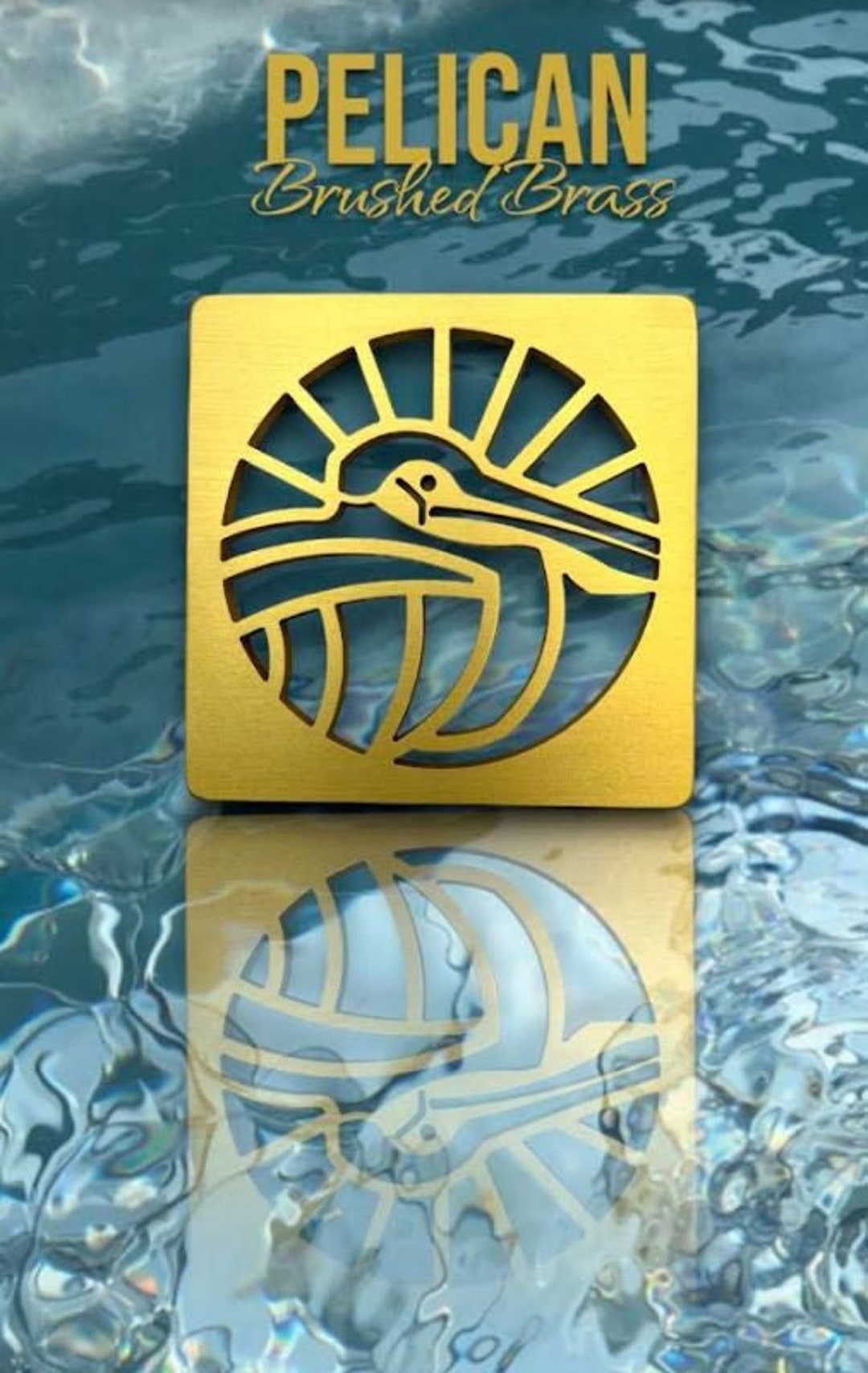 Square Shower Drain - Pelican Design by Designer Drains, Replacement ...