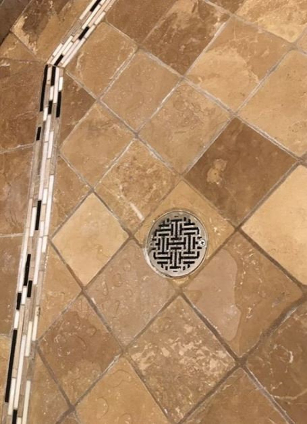 Round Shower Drain, 3.25 Inch, Designer Drains Sophia Design - Etsy