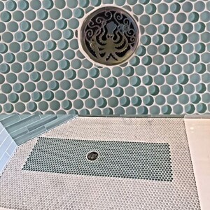 Round Shower Drain Grate | Octopus Design | Made to Fit Kohler K-9135 ...