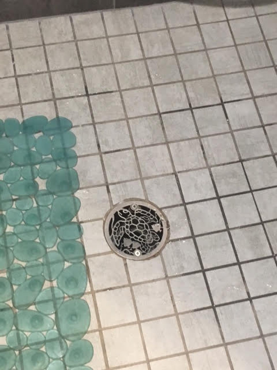 3.25 Round Shower Drain Designer Drains Turtle Drain | Etsy