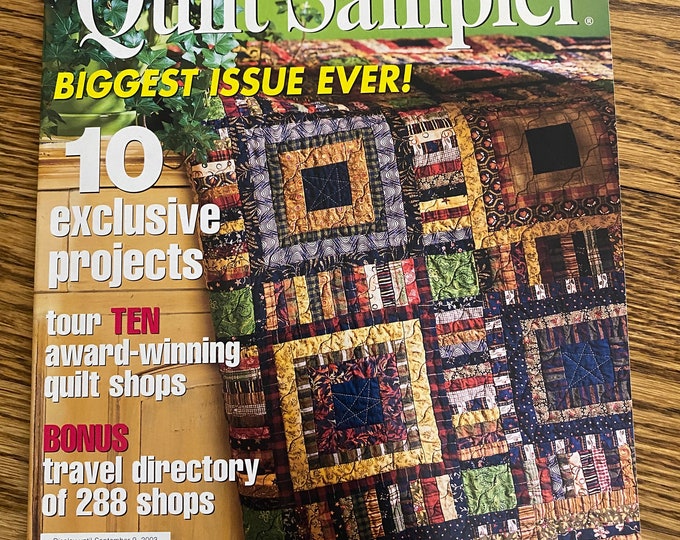 Quilt Sampler Magazine 2003 - Etsy