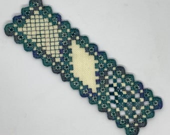 Hardanger Bookmark - Etsy