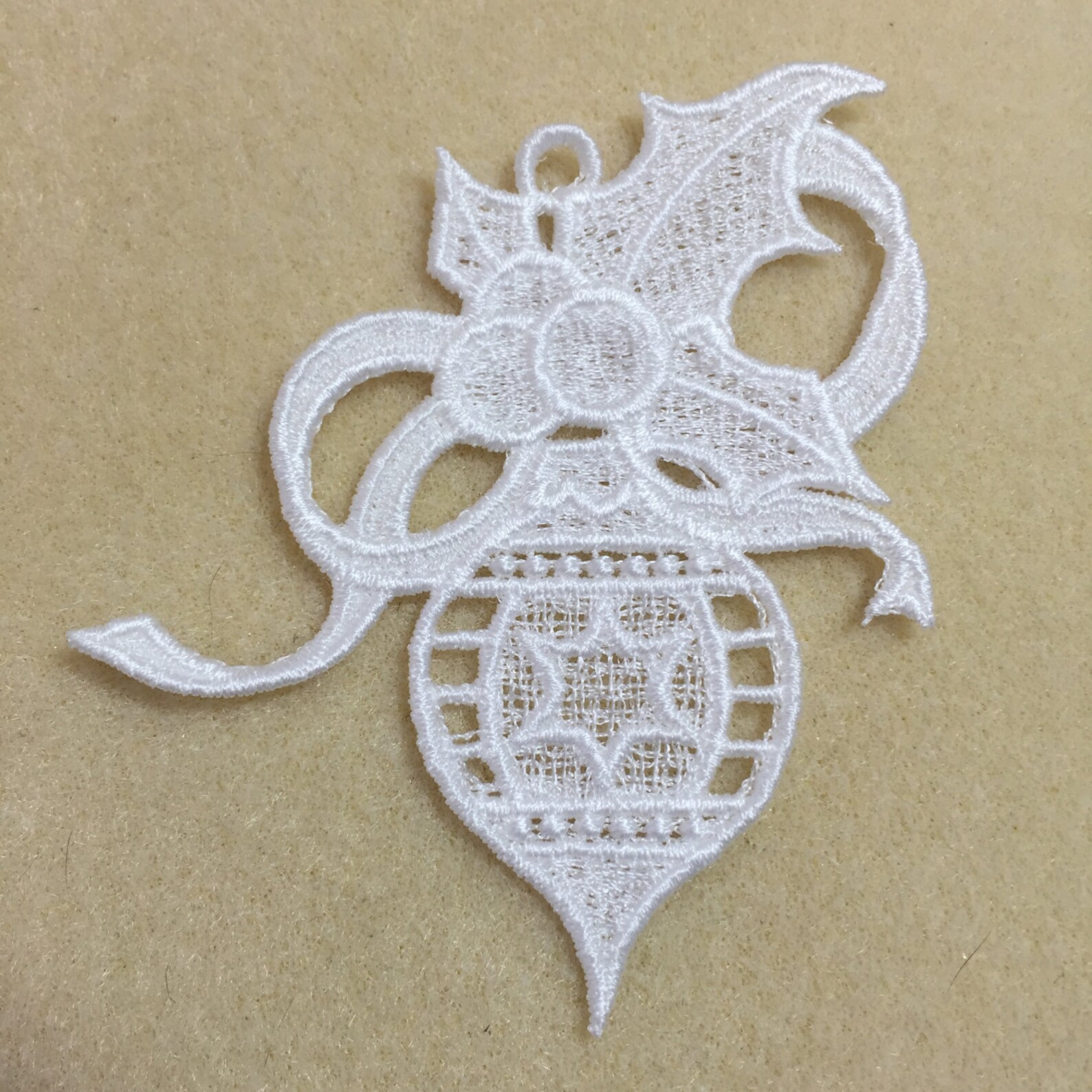 Pointed Ornament Embroidered Free Standing Lace - Etsy