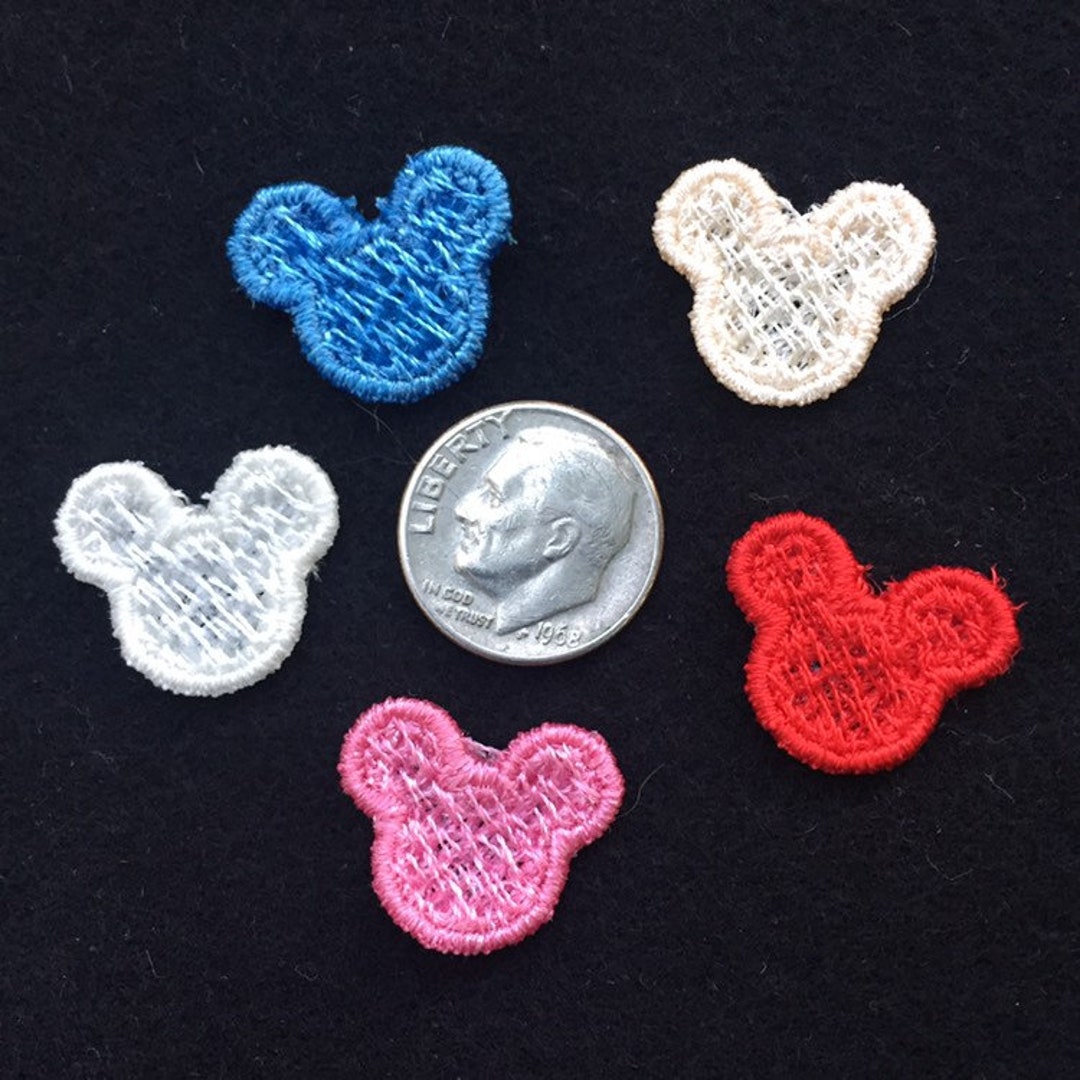 Mickey Charm Tiny Embroidery - Etsy