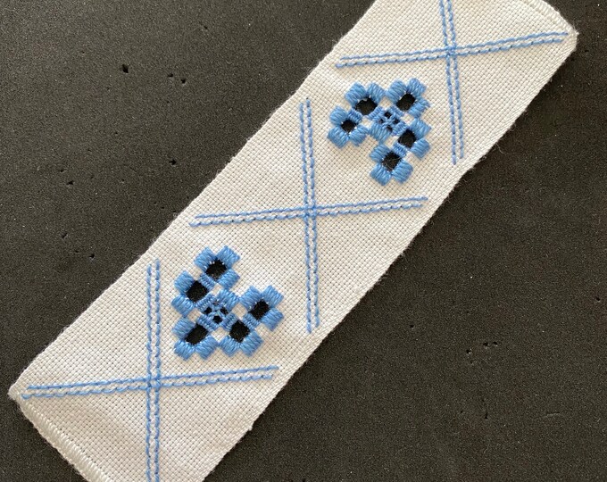 Hardanger Bookmark Embroidery - Etsy