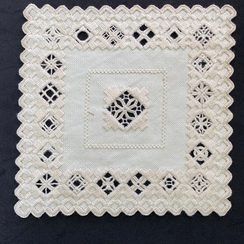 Hardanger Doily - Etsy