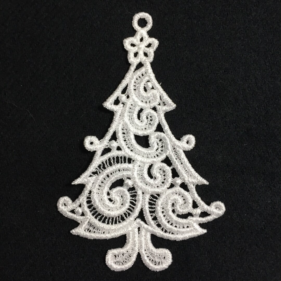 Tree Embroidered Free Standing Lace - Etsy