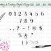 SVG font Alphabet fancy swash alternatives script font | Etsy