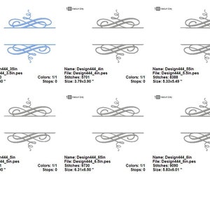 SPLIT MONOGRAM FRAME Machine Embroidery Design Multiple Sizes #444 - Etsy
