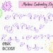 Anthem Font Embroidery Alphabet Includes Alternatives Script Swash Font ...
