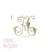 Letter H MONOGRAM Embroidery Design Large Vintage Single #1128-H - Etsy