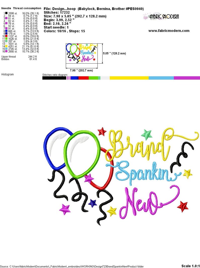 BRAND SPANKIN NEW Machine Embroidery Pattern Applique' - Etsy