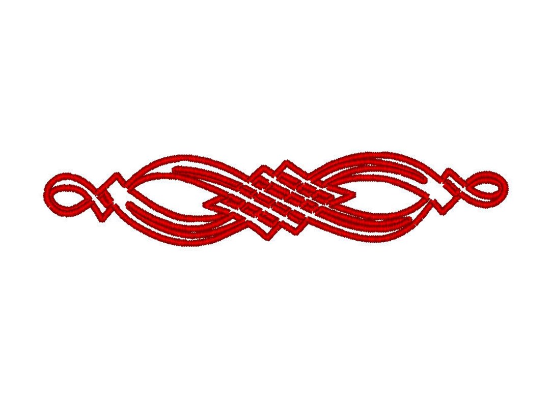 Machine Embroidery Design Fancy Border Multiple Sizes - Etsy