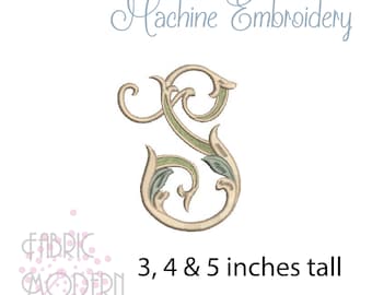 Monogram Letter S - Etsy