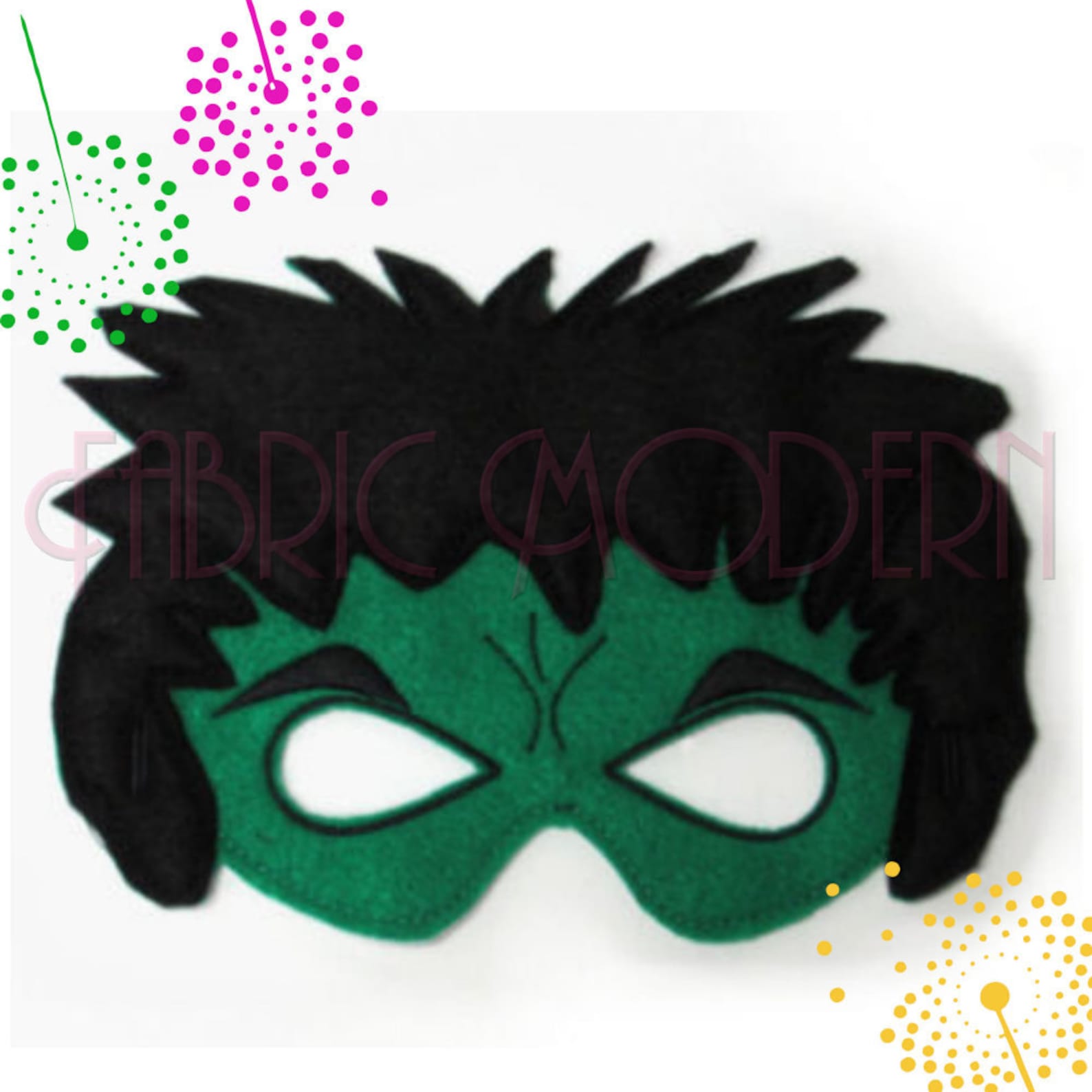 Halloween Mask Machine Embroidery Design Superhero Mask in the Hoop ...