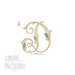 Letter D MONOGRAM Embroidery Design Large Vintage Single #1128-D - Etsy