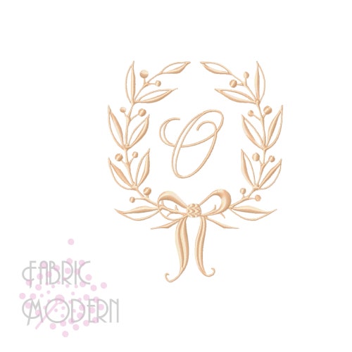 Wreath Font Frame Monogram Embroidery Design Font Not - Etsy Wreath Font Frame Monogram Embroidery Design Font Not - Etsy