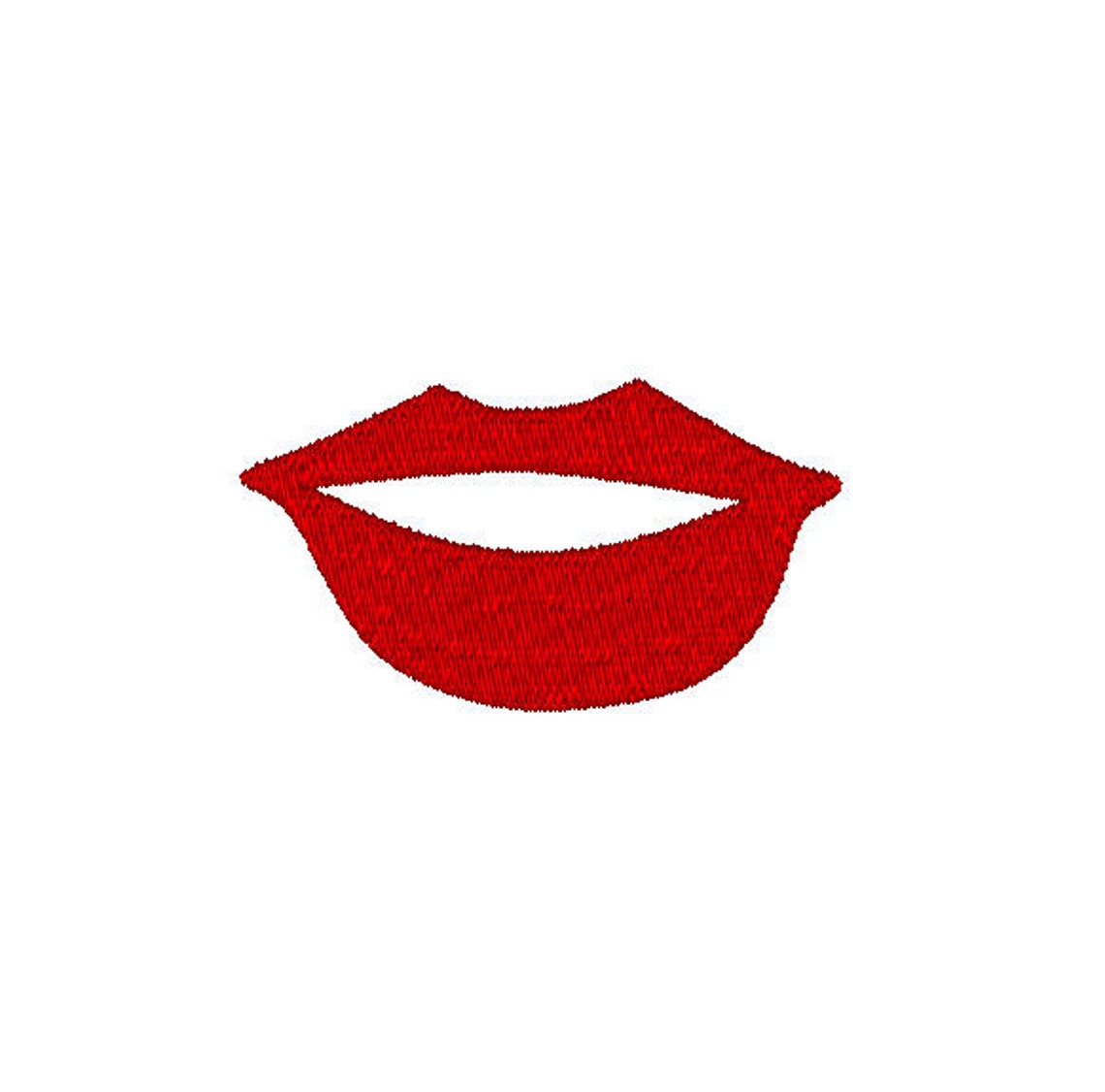 Machine Embroidery Design Pouty Lips Great for Doll Faces - Etsy