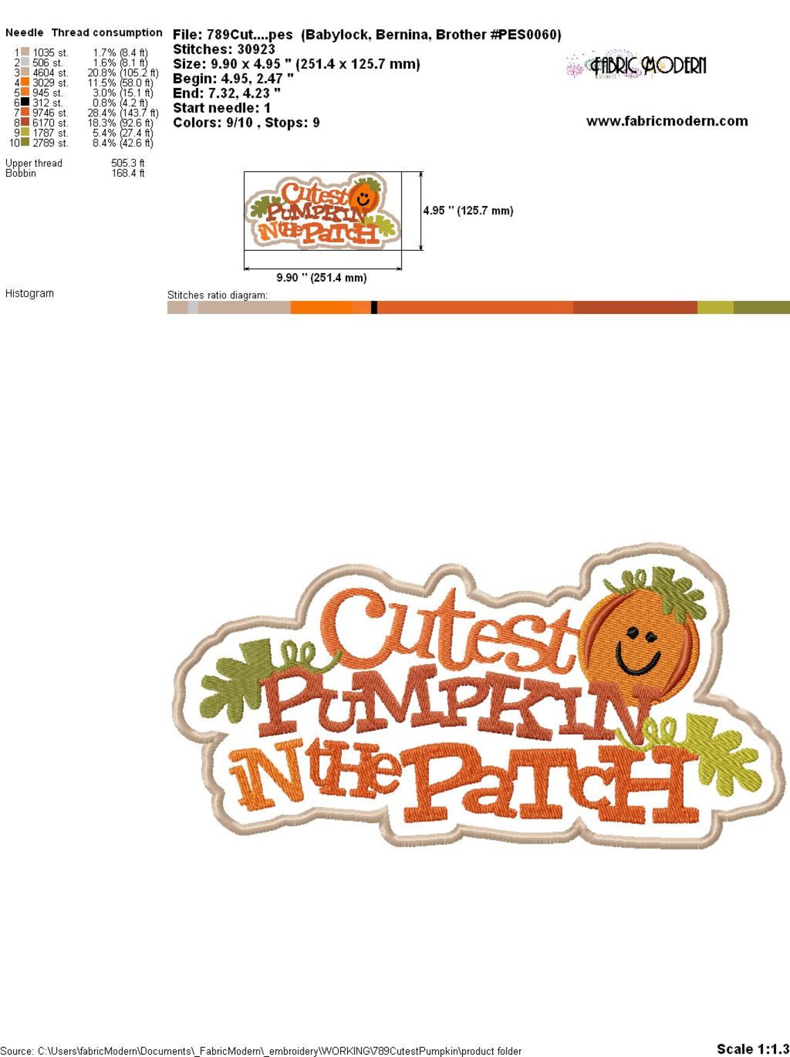 CUTEST PUMPKIN in the PATCH Embroidery Design Halloween - Etsy