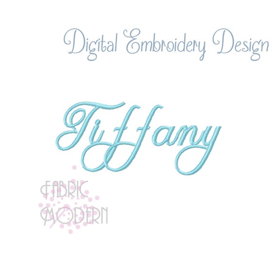 2 Tiffany Script Font for Monograms 1047 | Etsy