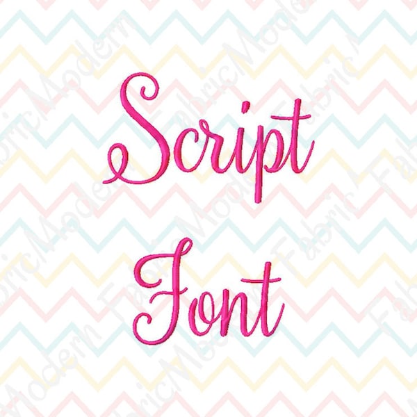Curtis Script Embroidery Font - Etsy