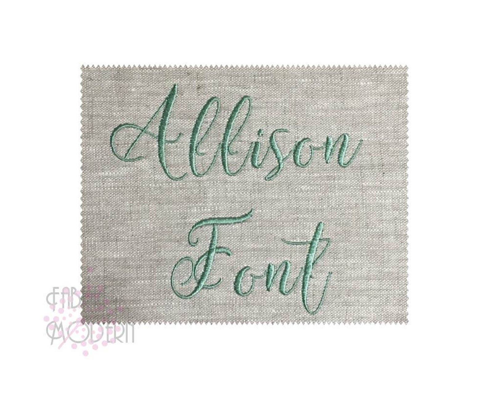 1 Allison Script Calligraphy Font Monogram Font - Etsy