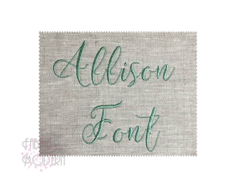 1.5 Allison Script Calligraphy Font Monogram Font | Etsy