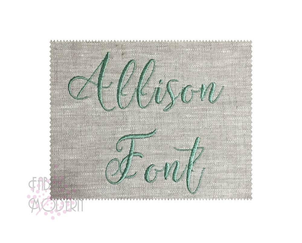 1 Allison Script Calligraphy Font Monogram Font - Etsy