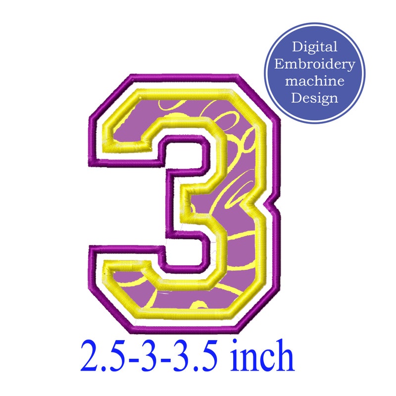 Varsity Numbers - Etsy