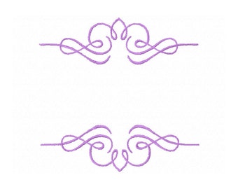 Machine Embroidery Design Rope Circle Border in Multiple Sizes - Etsy