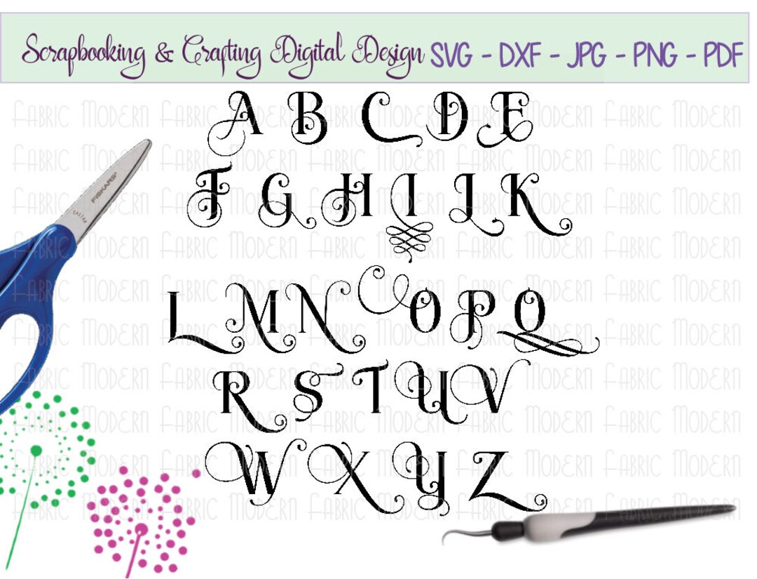 SVG Font Alphabet Fancy Swash Alternatives Script Font Calligraphy Font ...