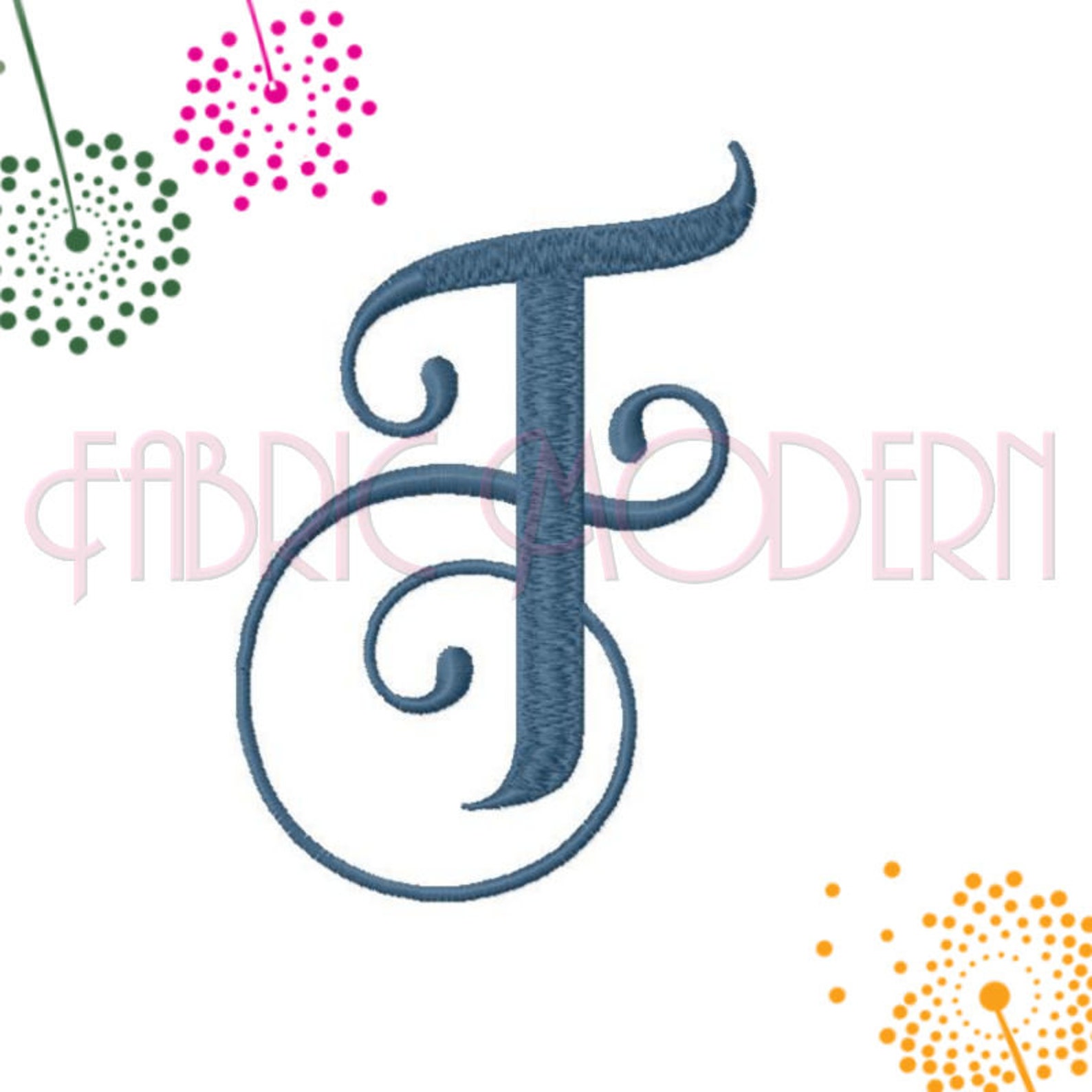MODERN VINE MONOGRAM Letters Embroidery Font Embroidery Design Two ...