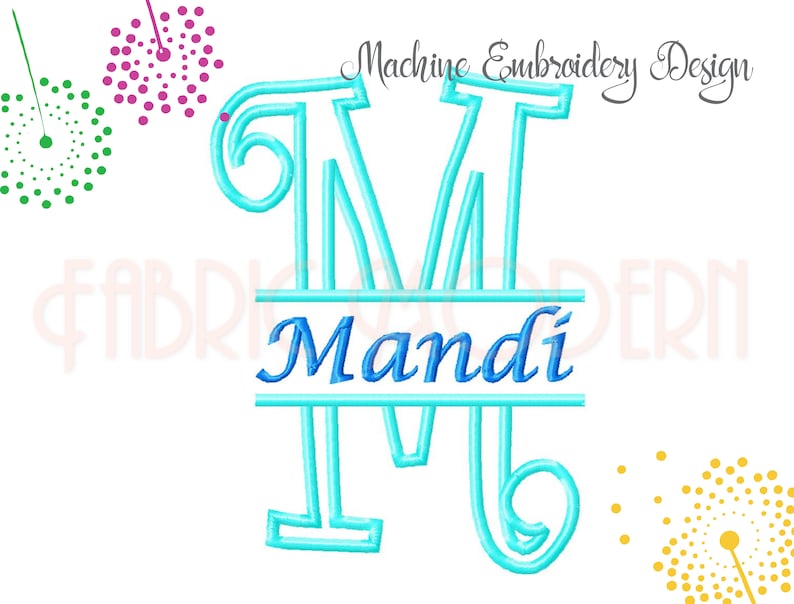 3/4 Inch Mandi Embroidery Font Alphabet #1038 - Etsy