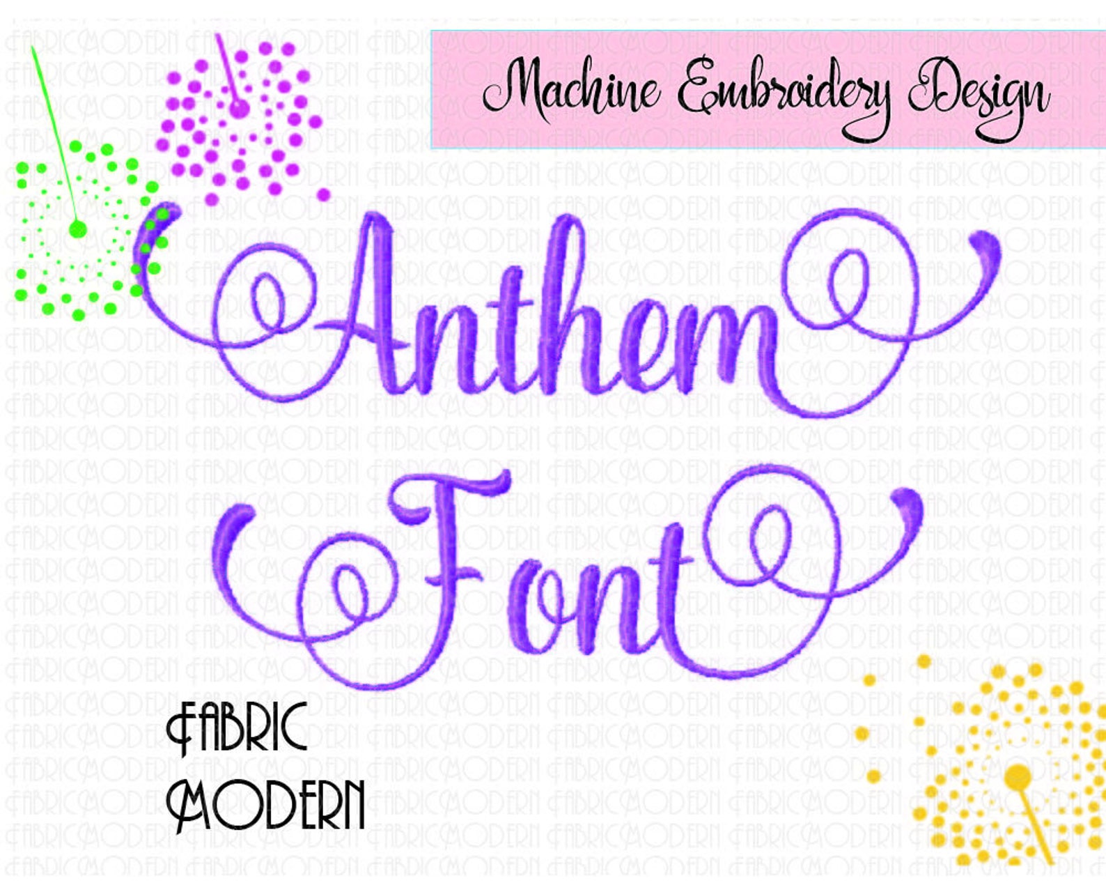 Anthem Font Embroidery Alphabet Includes Alternatives Script Swash Font ...