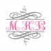 SPLIT MONOGRAM FRAME Machine Embroidery Design Multiple Sizes #444 - Etsy