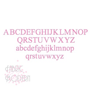 1 Inch TIMES Two Tone FONT Embroidery Design #1188 - Etsy